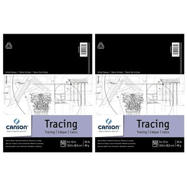 canson foundation series tracing paper pad 11"x14"-50 sheets - Walmart.com