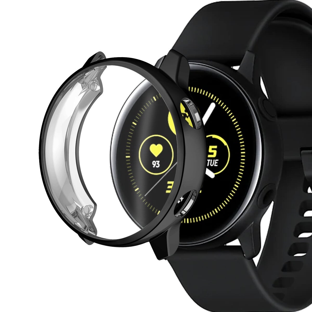 [2-PACK] SuperGuardZ Case [Black] For Samsung Galaxy Watch Active, TPU ...