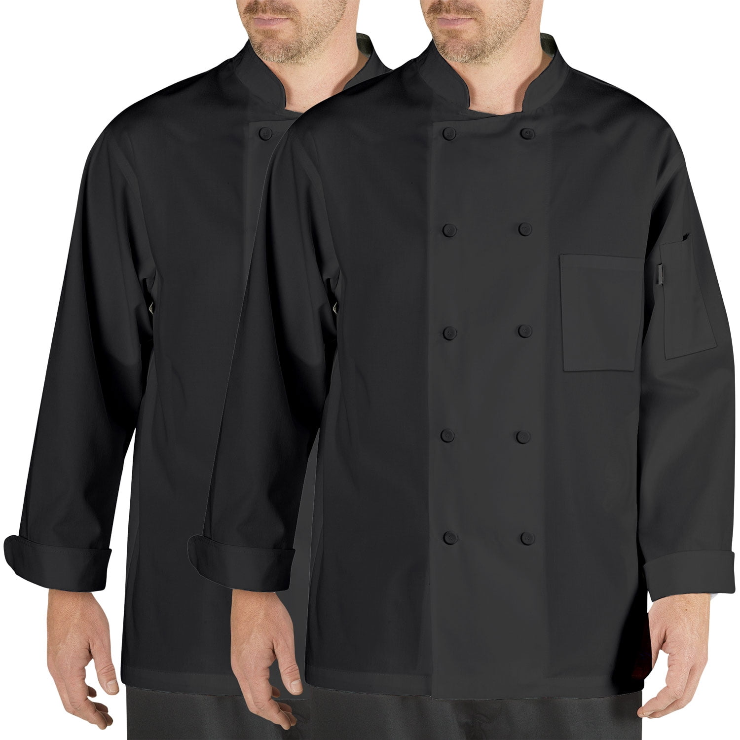 2-PACK Chef Code Cool Breeze Chef Coat with Long-Sleeves and Mesh Vent ...