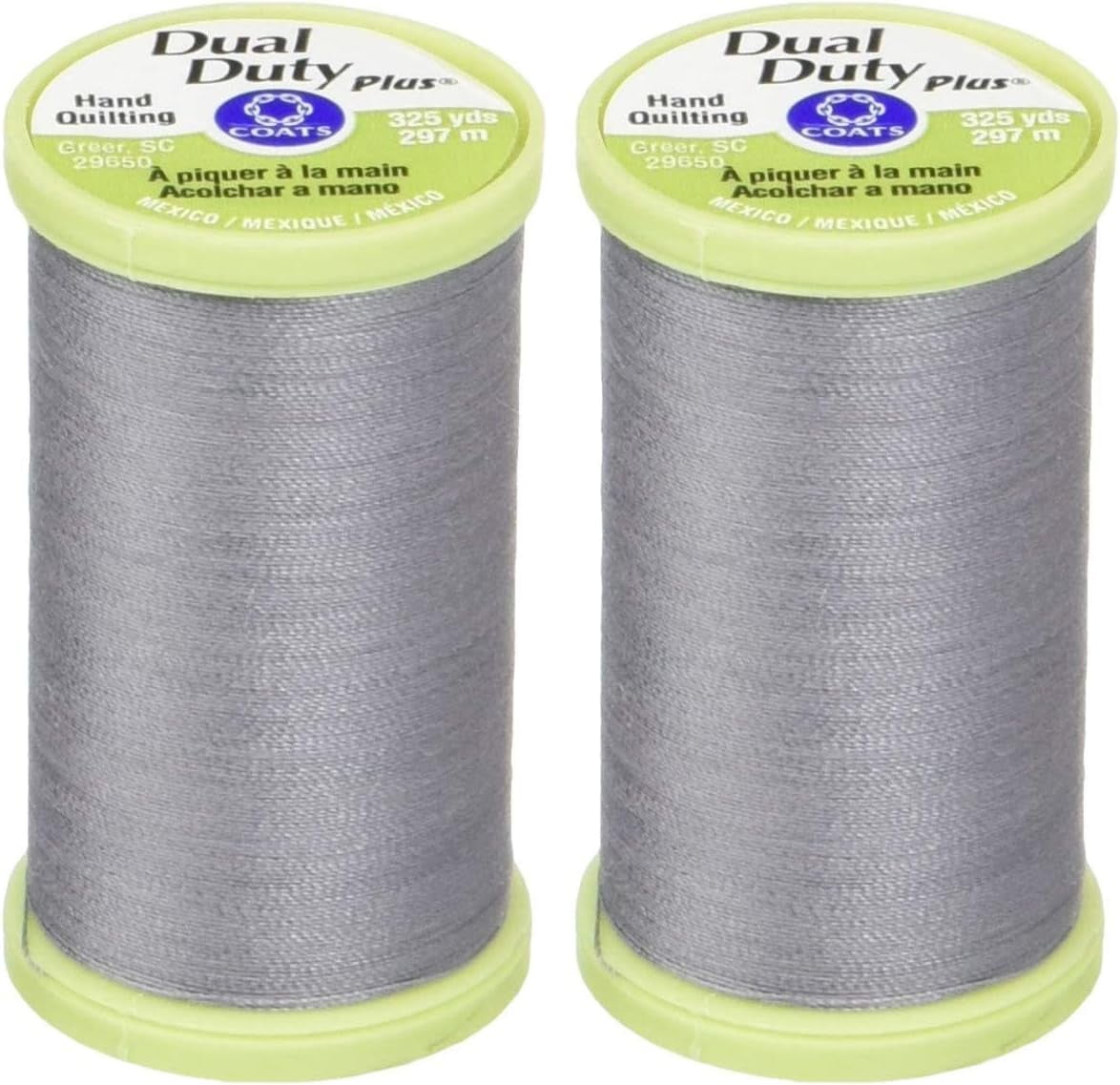 2-PACK - Coats Dual Duty Plus Hand Quilting Thread 325yd - Slate ...