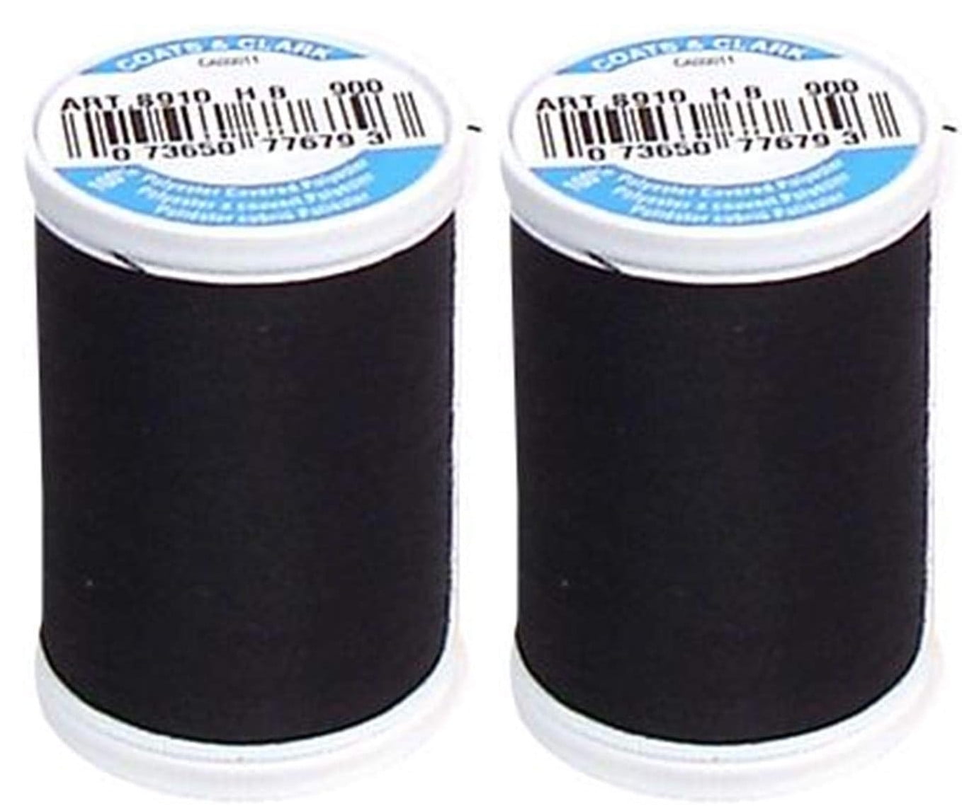 Coats Dual Duty XP 2-Pack Black Sewing Thread, 250 Yards - Walmart.com