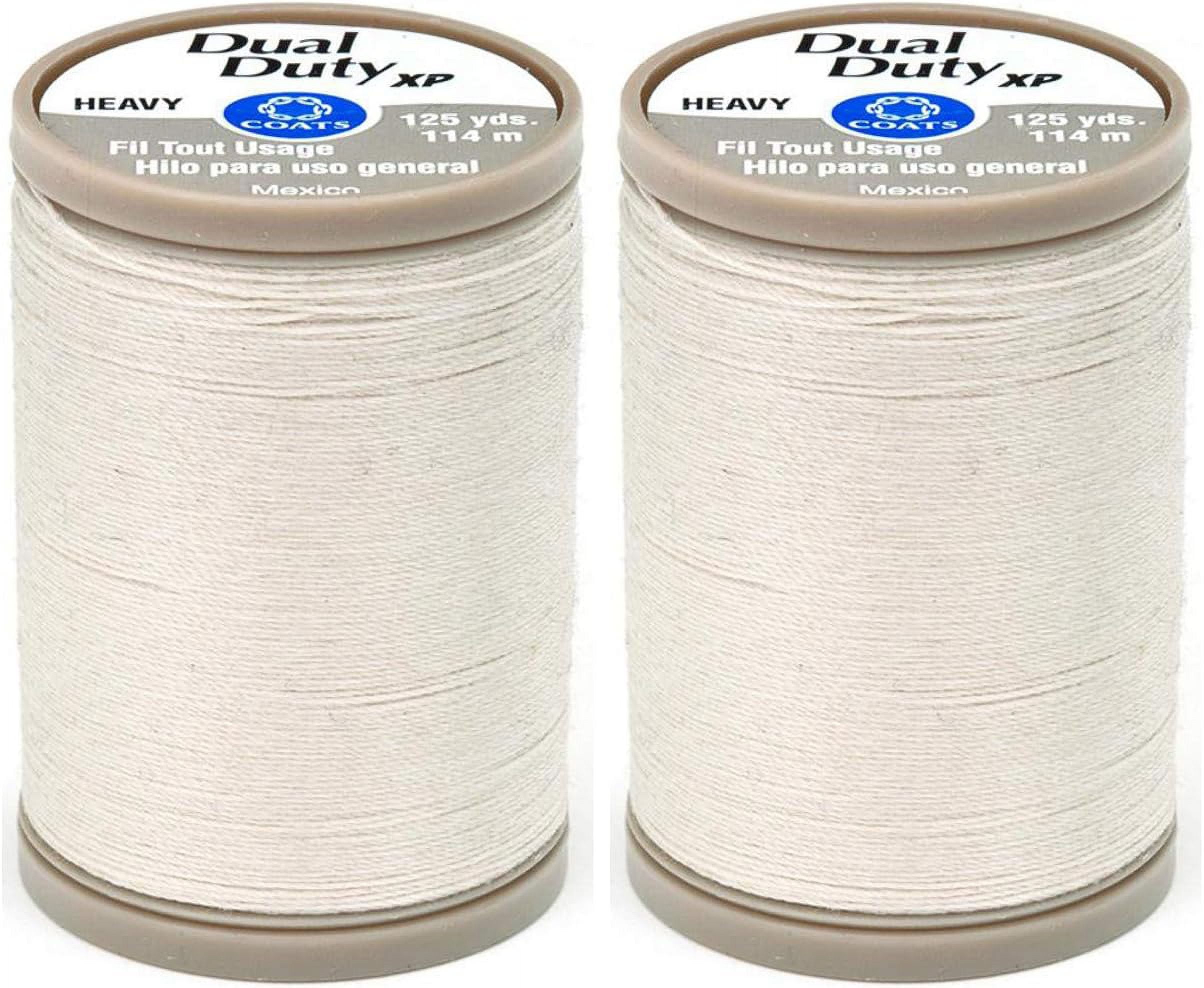 2-PACK - Coats Dual Duty XP Heavy Thread 125yds - Natural s950-8010 ...