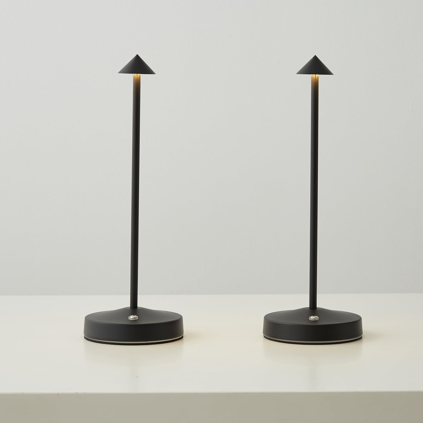 2 PACK Cordless Lamps,Battery Rechargeable Table Lamp,Portable Lamps,2 ...