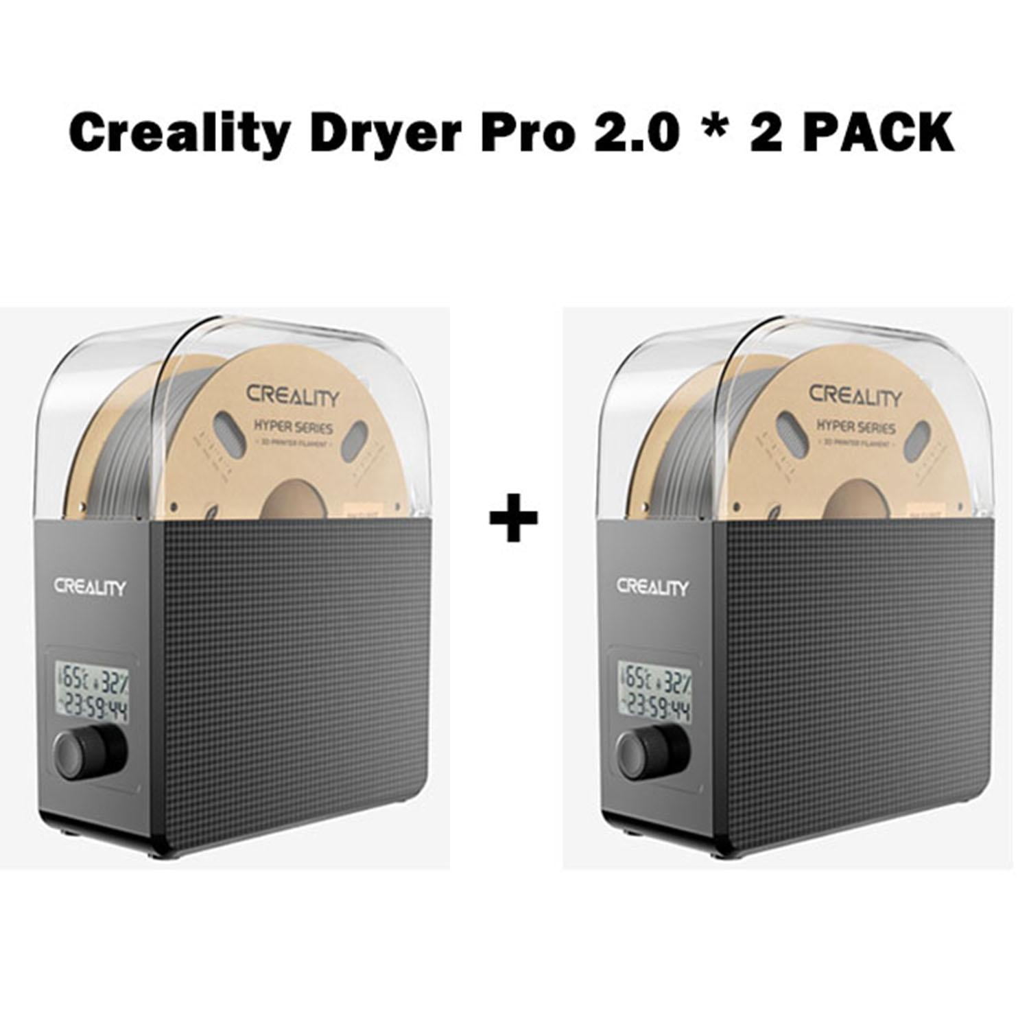 2 PACK Creality Filament Dryer Box Pro with 24 Hours Timer Dust-Proof ...