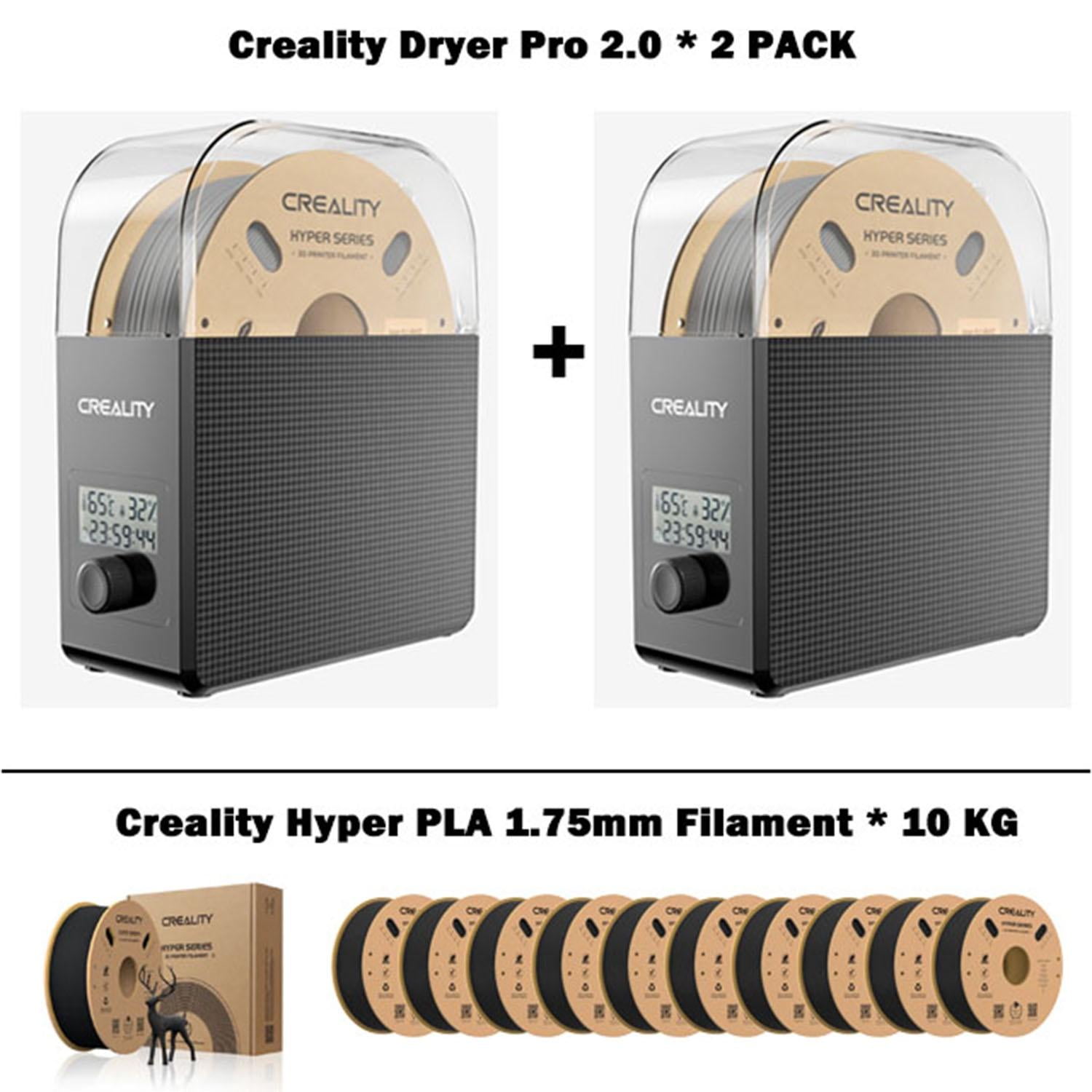 2 PACK Creality Filament Dryer Box Pro Dust-Proof and Moisture-Proof 3D ...