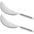 2 PACK Crescent Pot Strainer Stainless Steel Grease Pasta Strainer ...