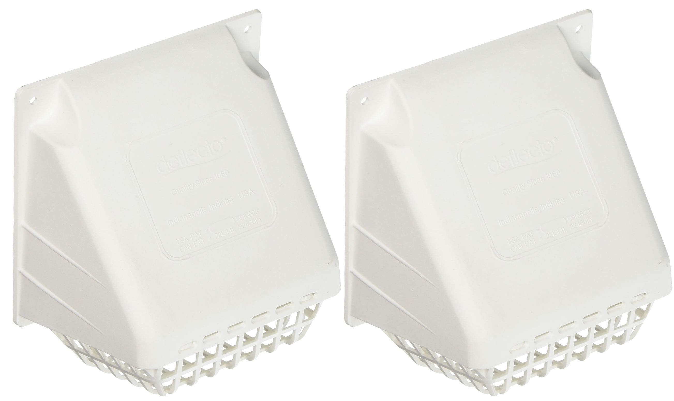 2-PACK - Deflecto Replacement Vent Hood (White) (hr4w) - Walmart.com