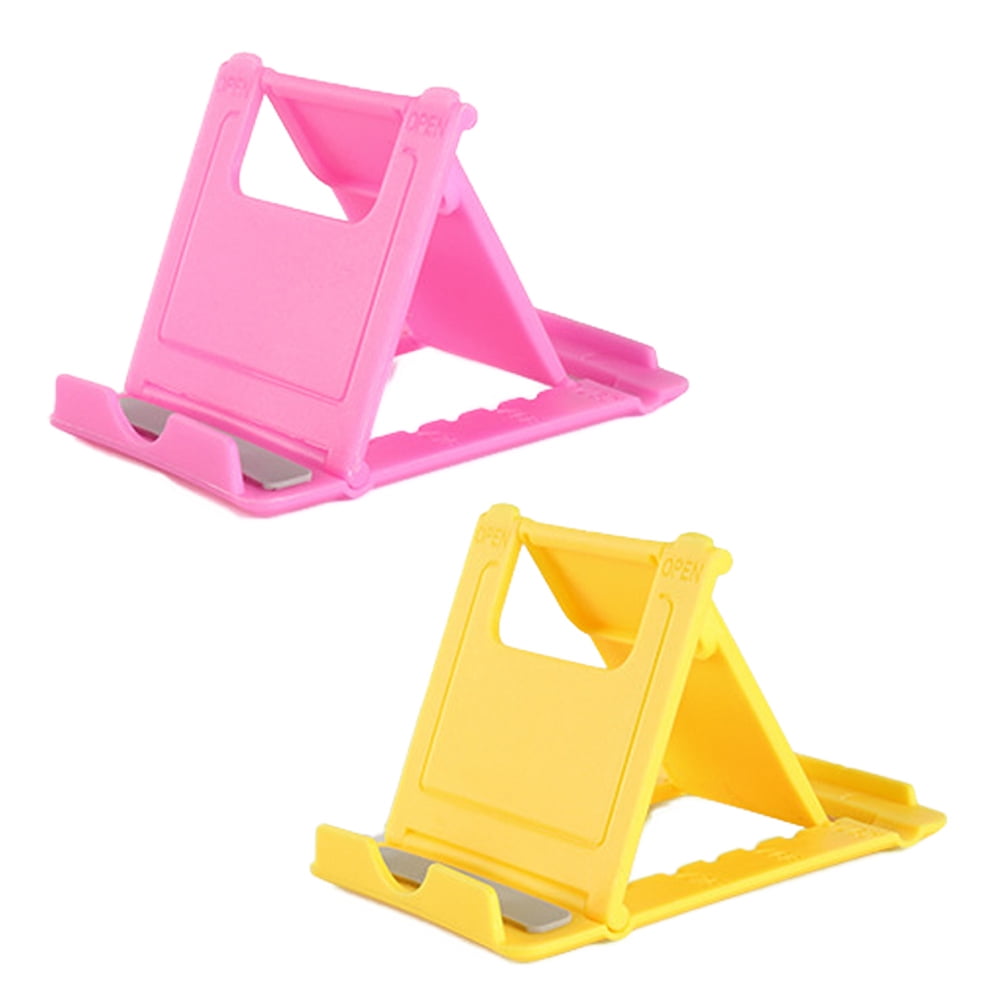 2 PACK Desktop Cell Phone Stand Holder, Portable Universal Desk Stand ...