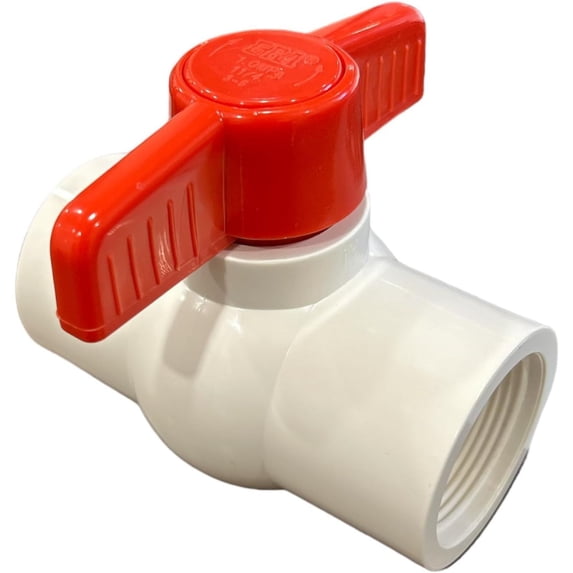 2-PACK, ERA Schedule 40 PVC, Compact Ball Valve, Heavy Type, with FPT ...