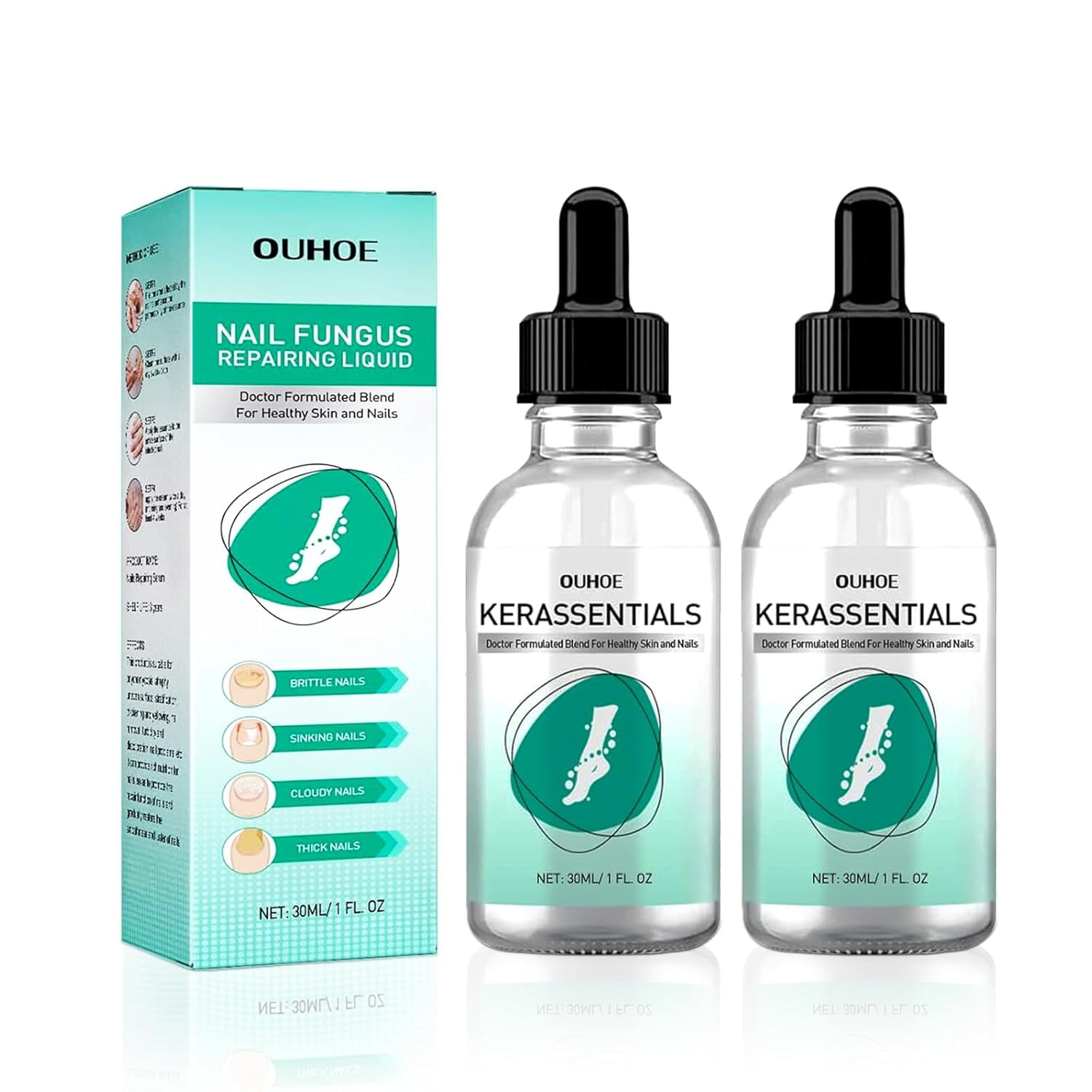 2 PACK Extra Strength Toenail Fungus Treatment For Toenail Or ...