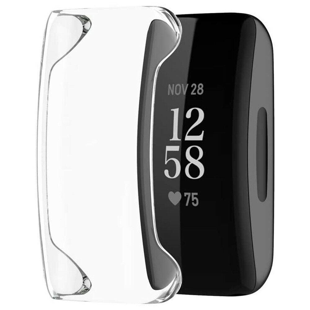 [2-PACK] Fitbit Inspire 2 (2020) Case, Clear TPU Flexible Cover Armor ...