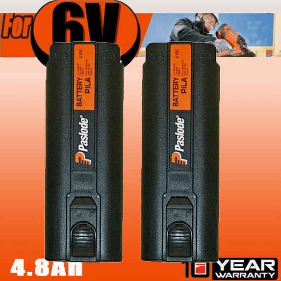 2-PACK For Paslode Impulse 6V 4800mAh 404717 Ni-MH Battery Nailer ...