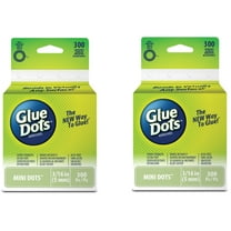 Glue Dots Mini Dots Adhesive Value Pack Sheets, 3/16 Inch, Clear, Pack ...