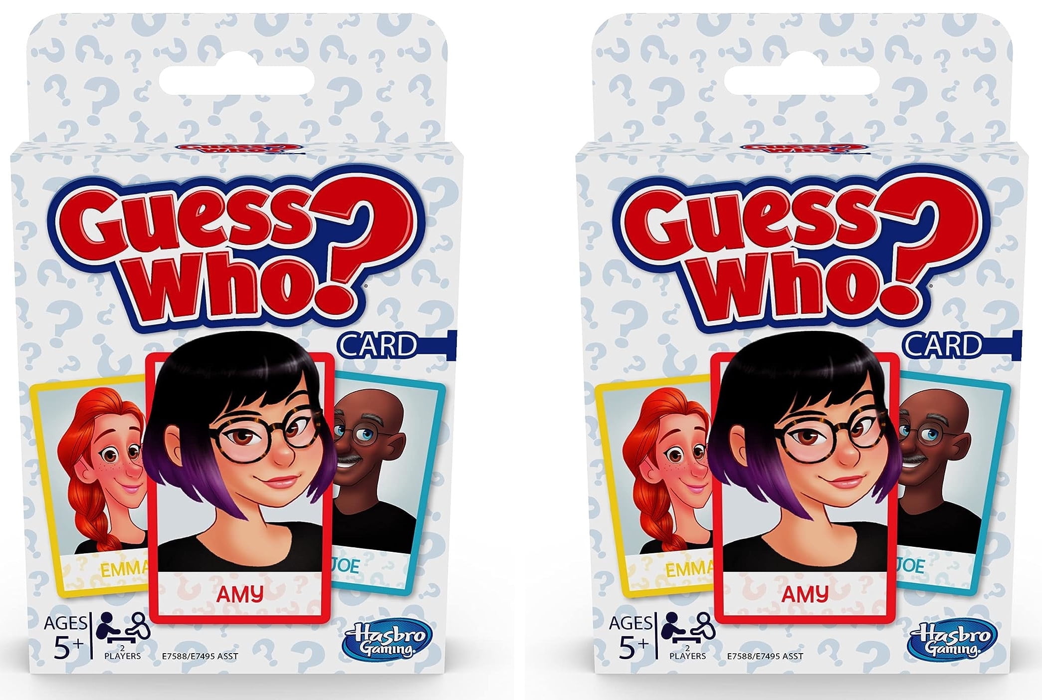 2-PACK - Guess Who? Card Game for Kids Ages 5 and Up, 2 Player Guessing ...