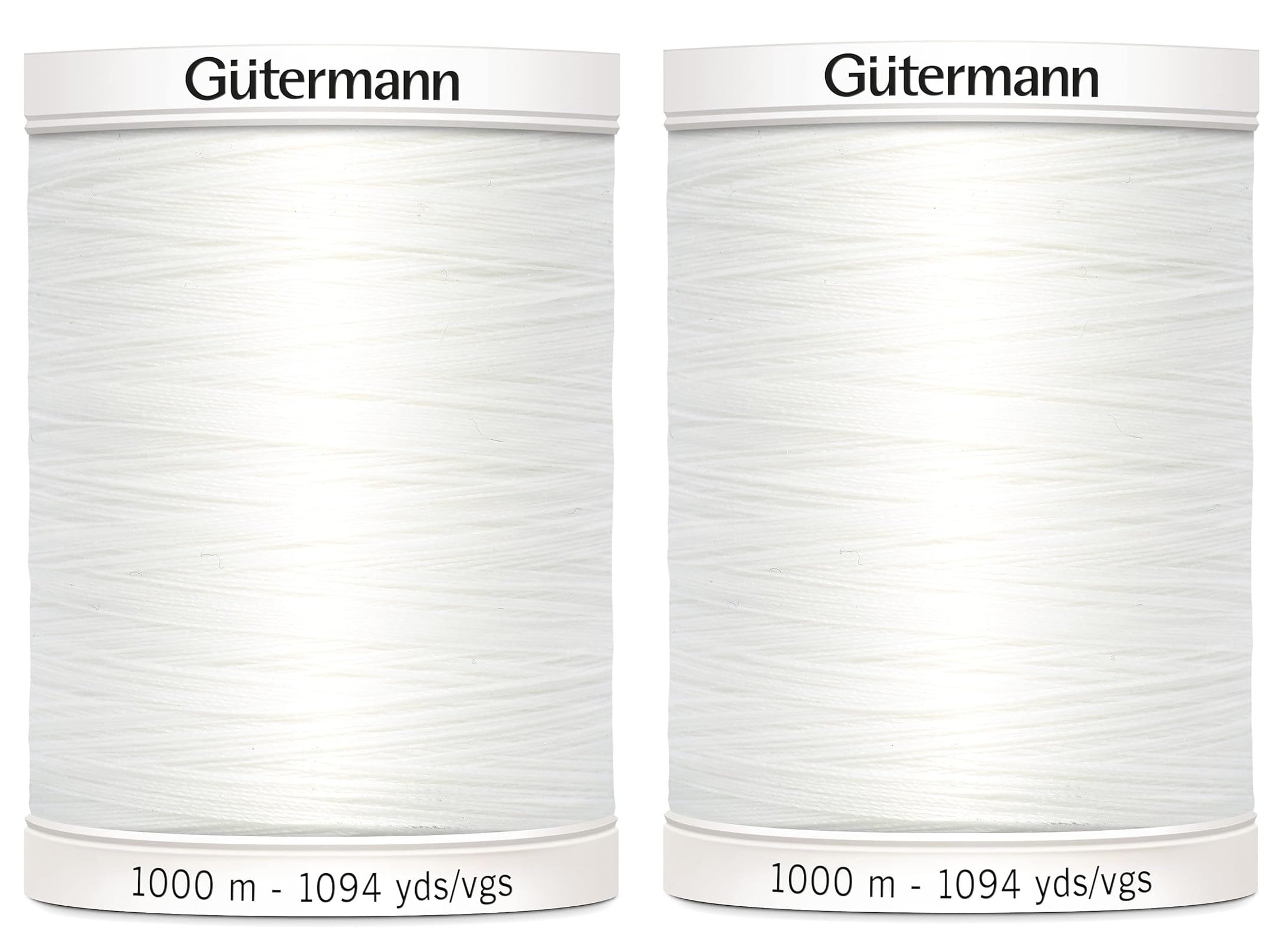 2-PACK - Gutermann Sew-All Thread 1,094yd - Nu White - Walmart.com