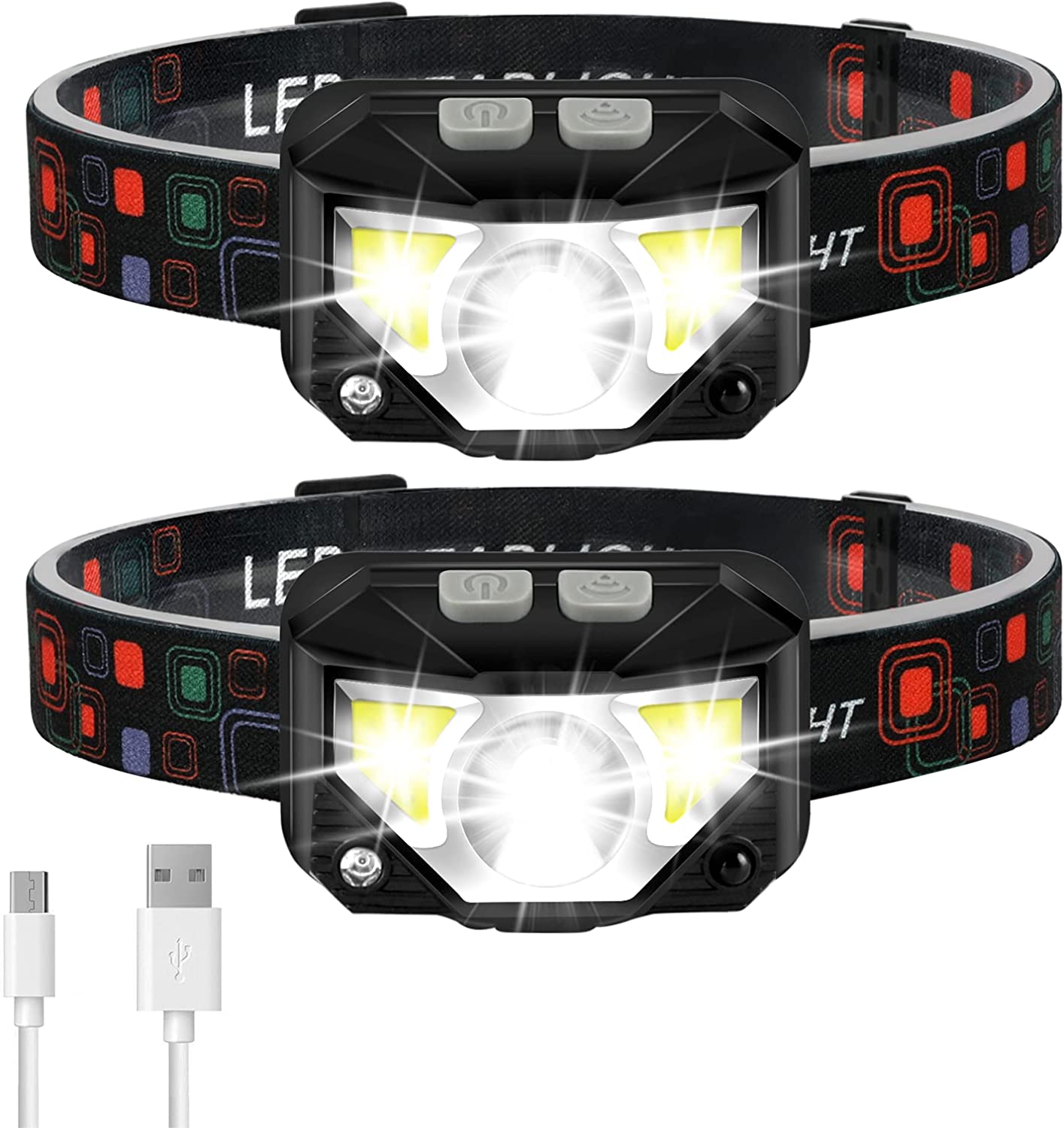 Dorcy 200 Lumen Lightweight Motion Sensor LED Headlight with Motion ...