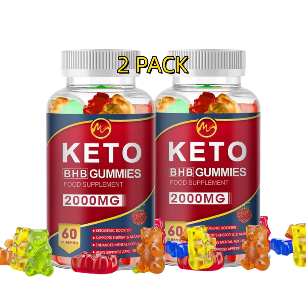 (2 Pack）Keto ACV Gummies Vitamin Supplement Apple Cider Vinegar Ketosis ...