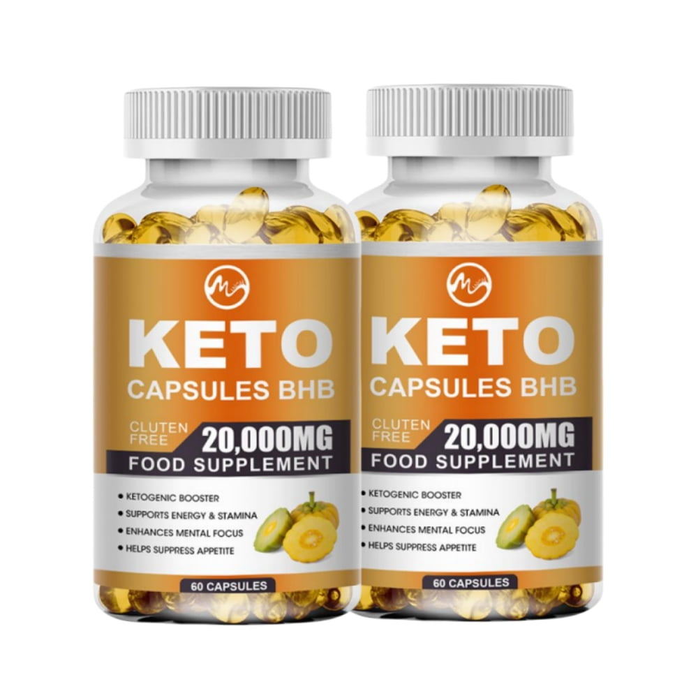 (2 PACK)Keto Pills 20000 mg - Energy & Focus Boosting Dietary ...