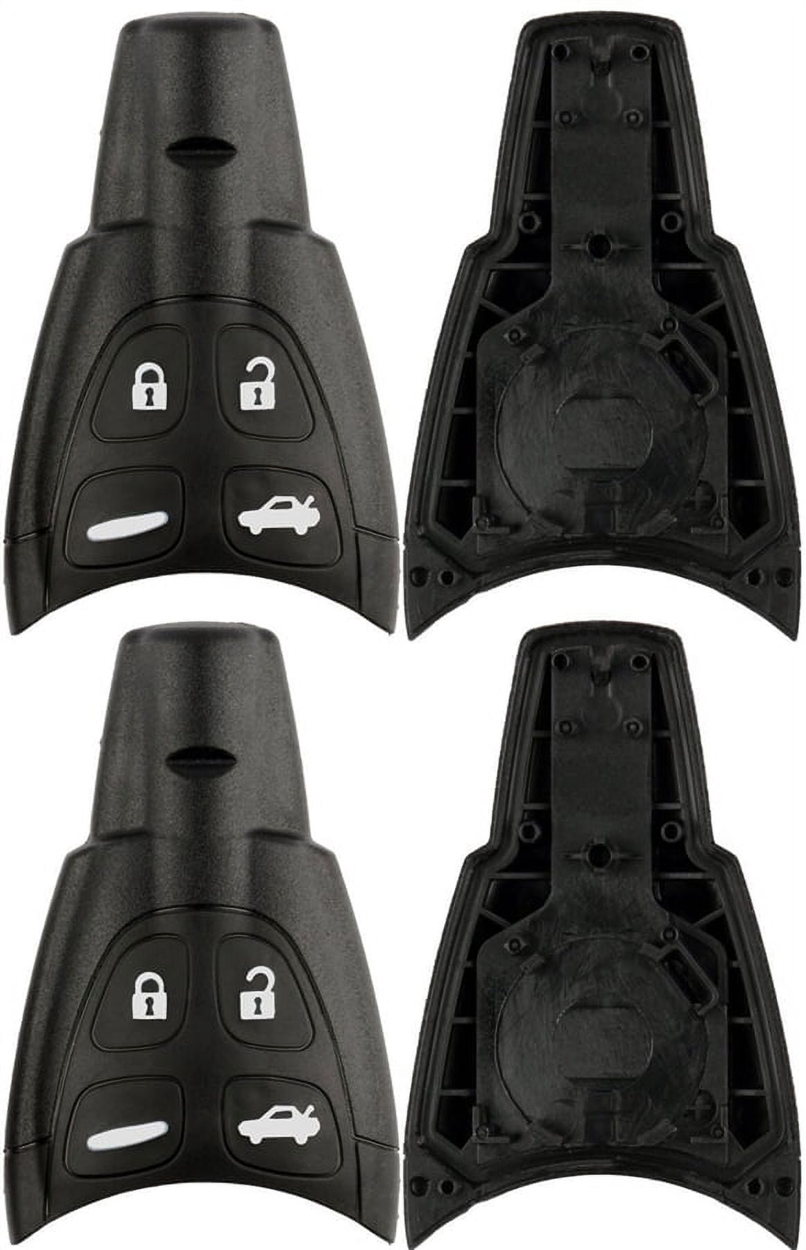 2 PACK KeylessOption Just the Case Keyless Entry Remote Control Car Key ...
