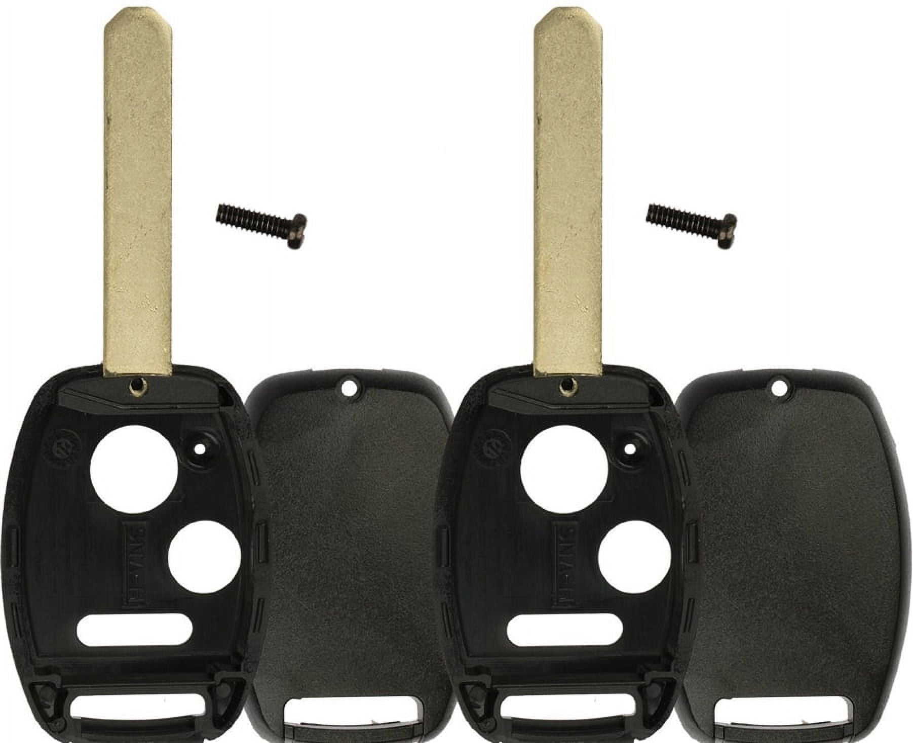 2 PACK KeylessOption Just the Case Keyless Entry Remote Head Key Combo ...