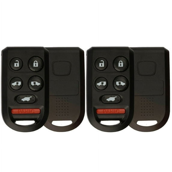 2 PACK KeylessOption Just the Case Keyless Entry Remote Key Fob 6 ...