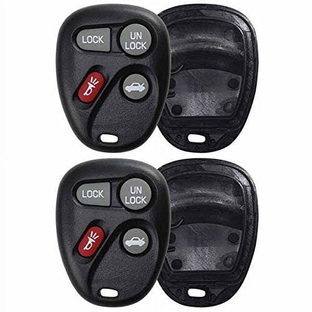 2 PACK KeylessOption Just the Case Keyless Entry Remote Key Fob Shell Replacement for Cadillac Chevy GMC Pontiac Walmart