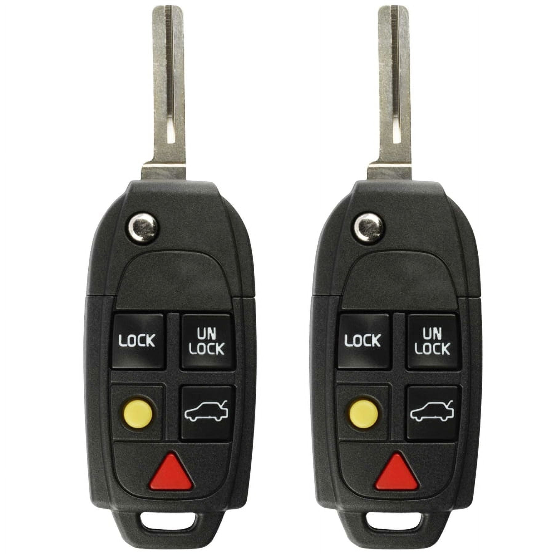 2 PACK KeylessOption Keyless Entry Remote Control Uncut Blank Car ...