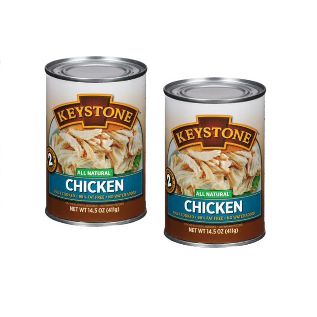 (2 PACK ) Keystone All Natural Chicken, 14.5 oz Can, 100% All Natural ...