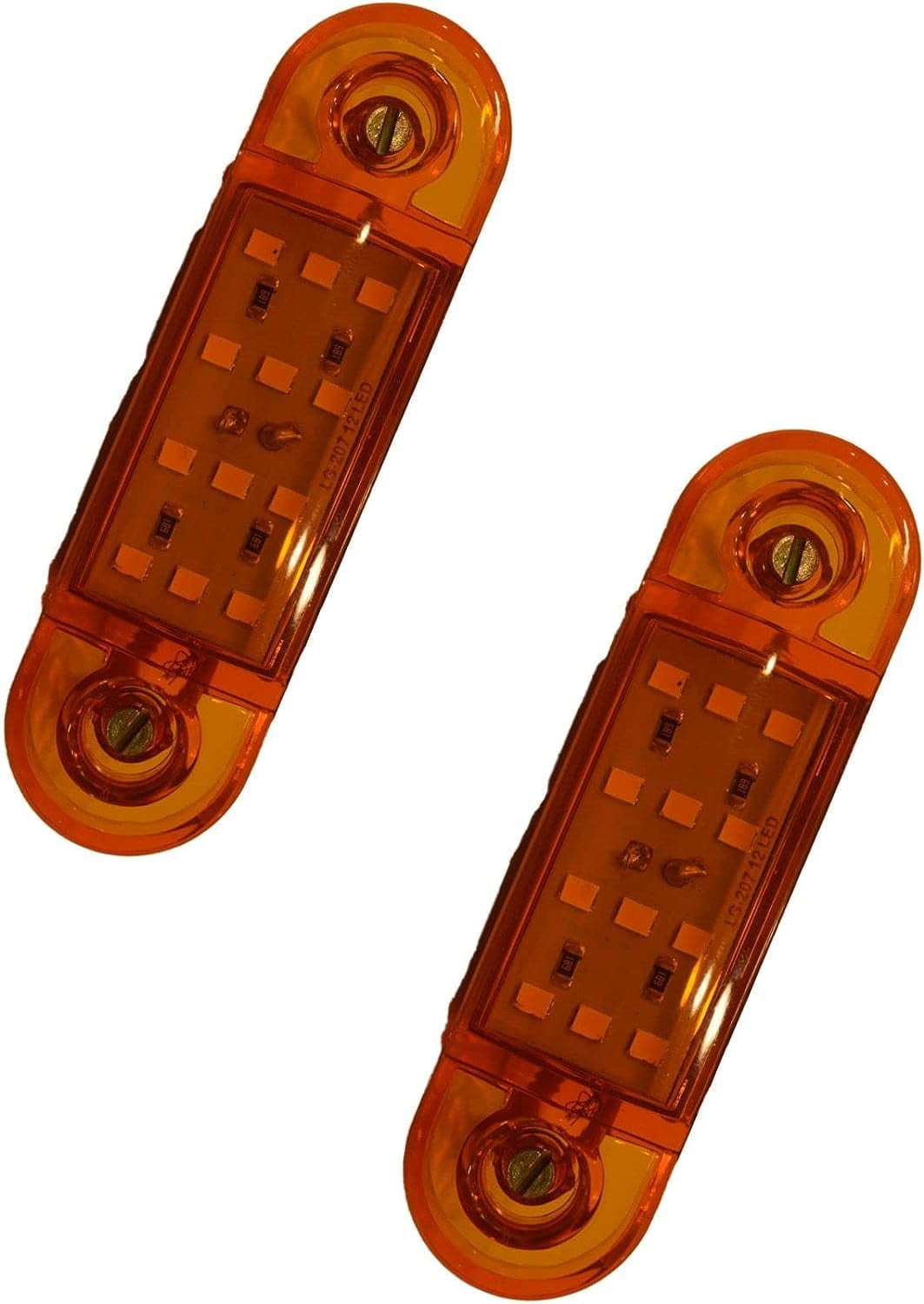 2-PACK LED MARKER LIGHTS TRAILER, 12V Waterproof Trailer Marker Light ...