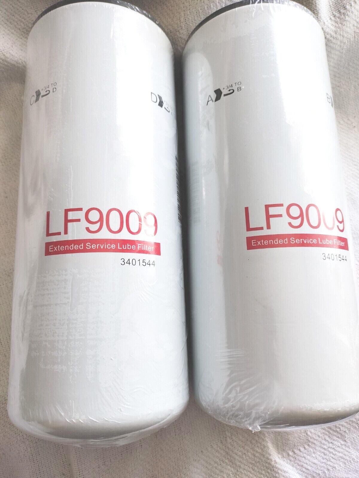 2 PACK LF9009 Oil Filter 3401544 Replaces the LF3000 For Cummins Engine ...
