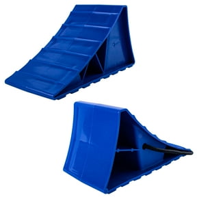 "ZXMT 2Pack 21"" Solid Rubber Vehicle Wheel Chock, Heavy Duty Parking ...