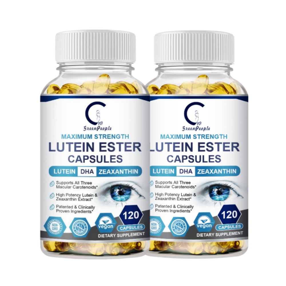 (2 PACK)Lutein Esters, Eye Vitamin & Mineral Supplement, Contains Lutein, Vitamin C, Zeaxanthin ...