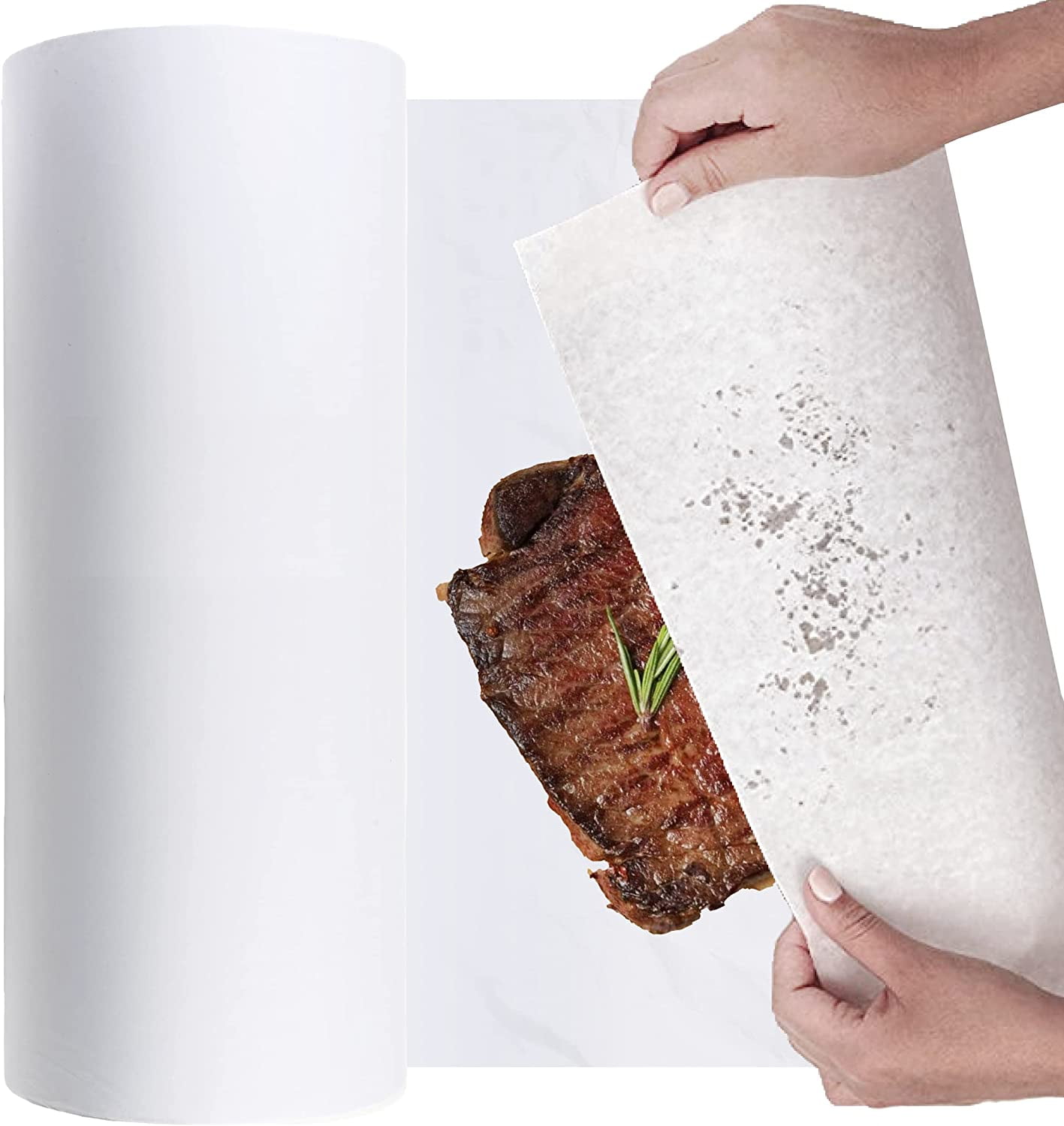 2 PACK MG18 White Butcher Paper Roll, 18x1000 ft, Food Service, Freezer ...