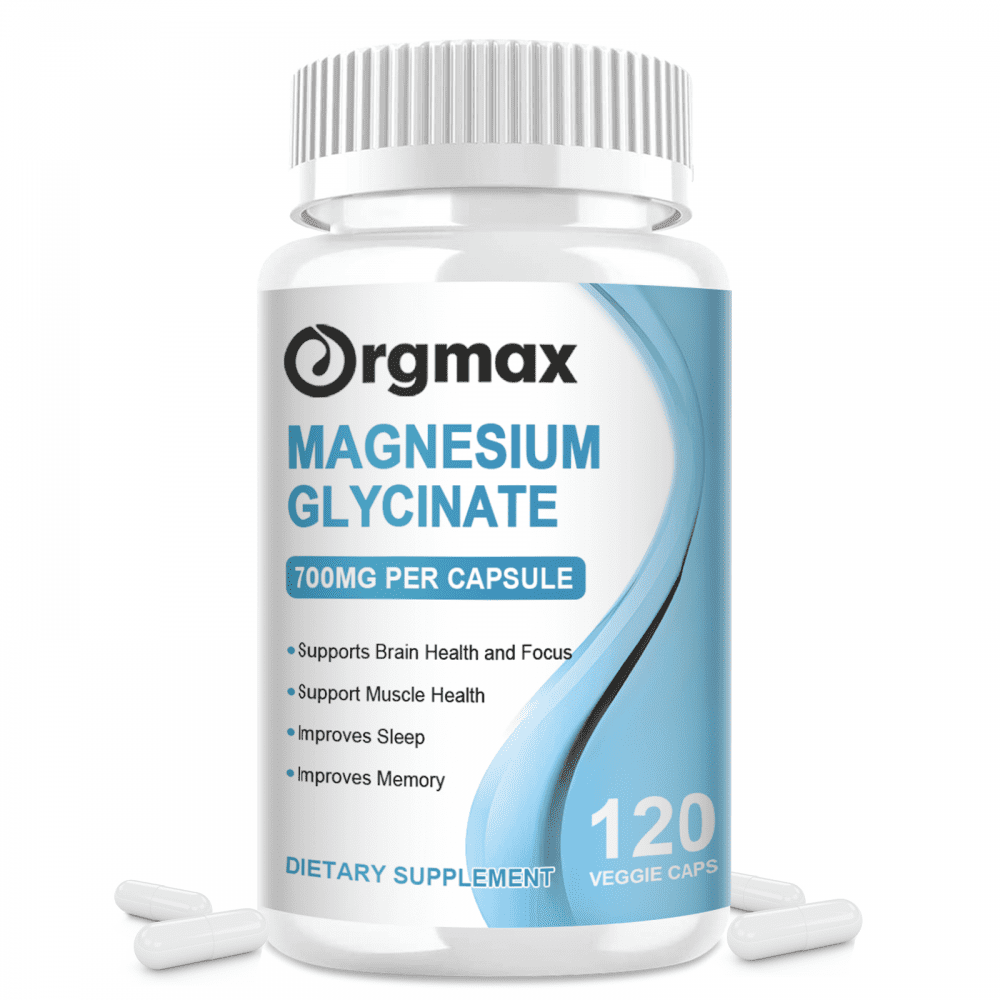 (2 PACK)Magnesium Glycinate 700 mg per serving, Magnesium Supplement ...