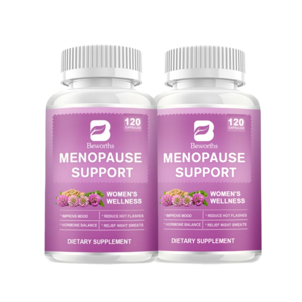 (2 PACK)Menopause Supplements for Women – Hormonal Hot Flashes, Weight ...