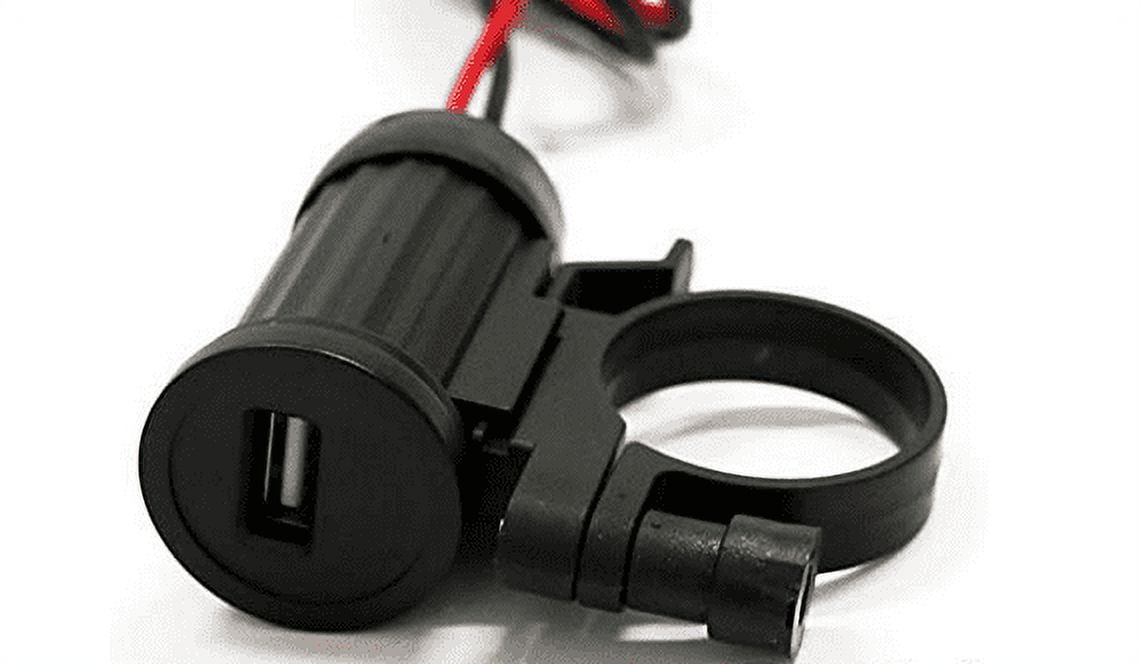 2-PACK Motorcycle Handlebar Mount USB 2.1A Power Port Charger - Walmart.com