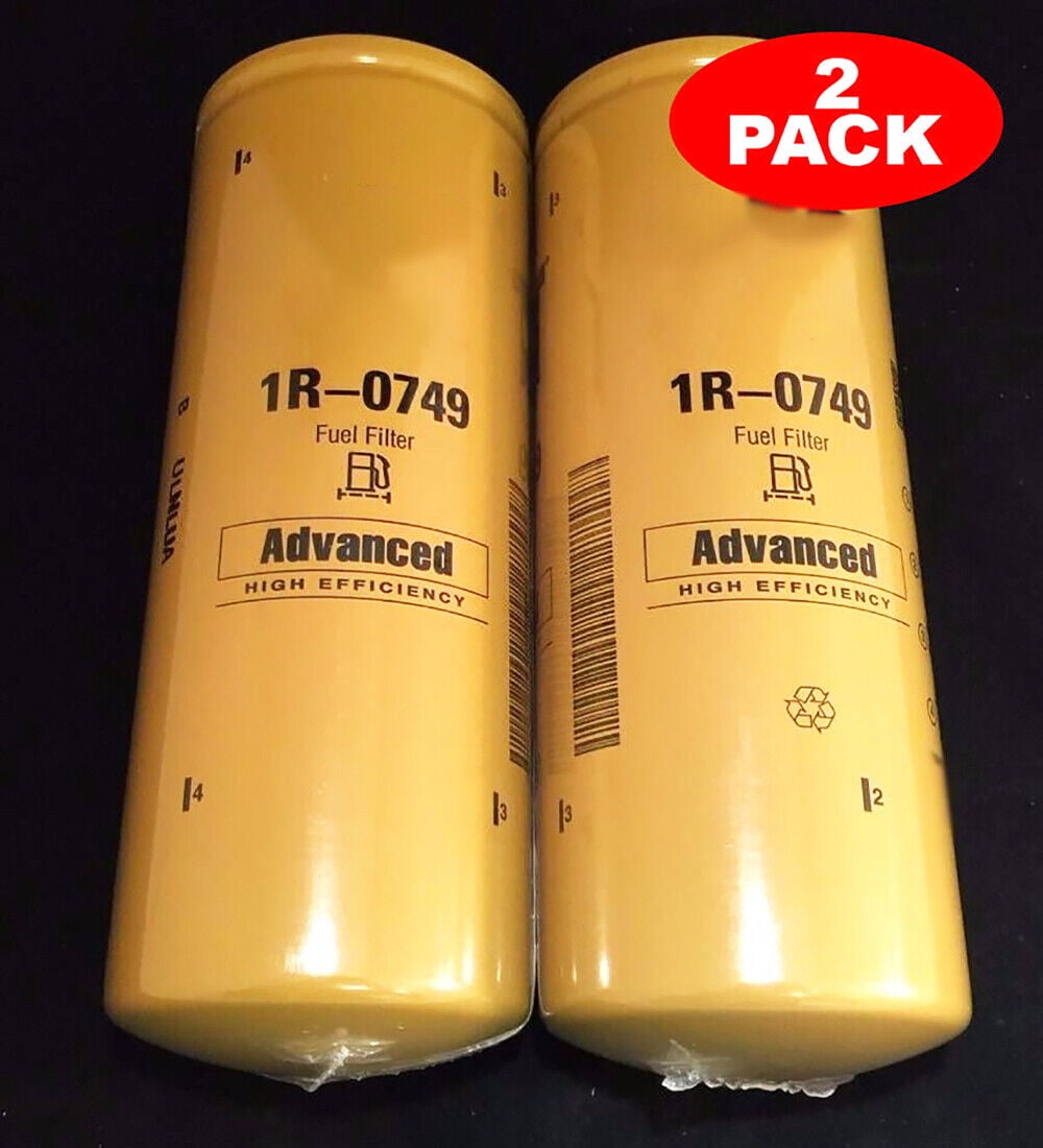 2 PACK NEW 1R-0749 Filter Brand New For Caterpillar 1R0749 BF7587 ...