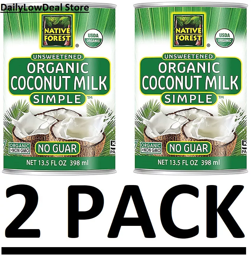 2 PACK - Native Forest - Simple Coconut Milk Organic Unsweetened - 13.5 ...