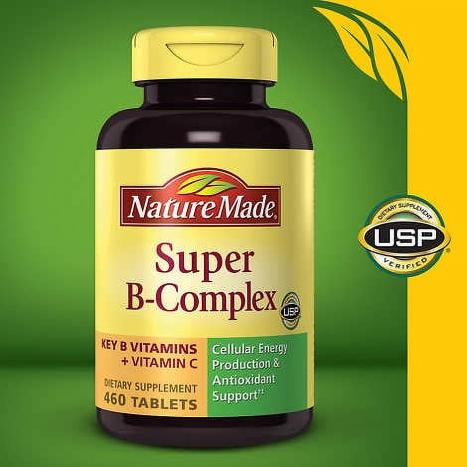 2 PACK | Nature Made Super B-Complex, 460 Tablets - Walmart.com