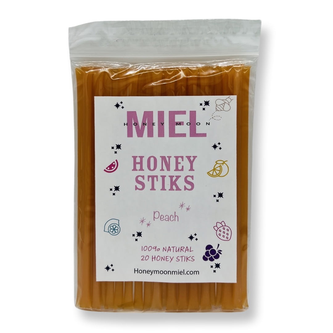 2 PACK OF HONEY STICKS FLAVORED 20 PACK + 5 FREE 100% NATURAL HONEY ...