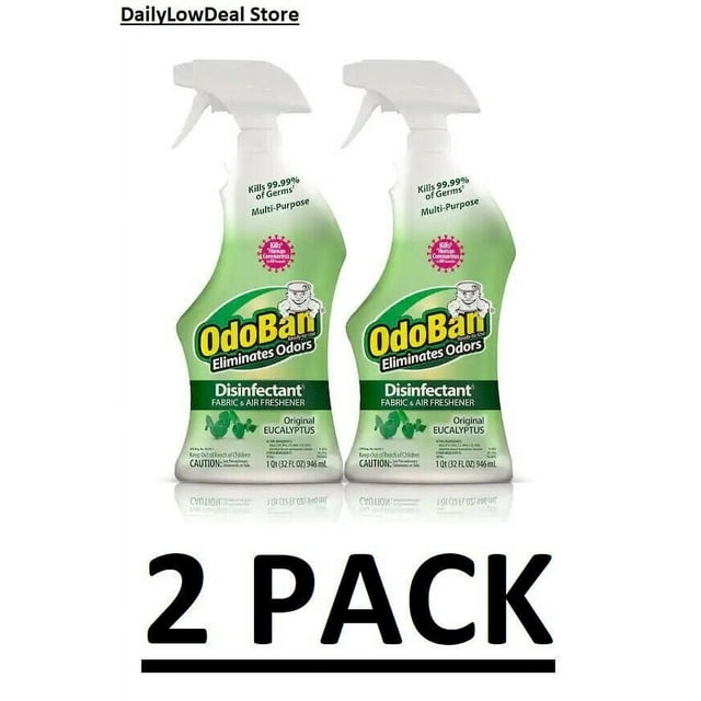 OdoBan 2 Pack 32 oz. Eucalyptus Multi-Purpose Disinfectant Spray ...