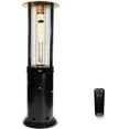[2-PACK] Paragon - Helios Round Flame Tower Heater with Remote Control ...