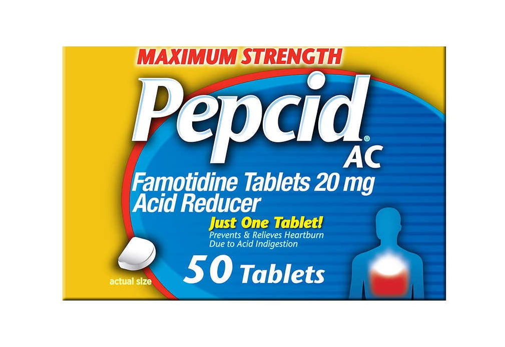 2 PACK | Pepcid AC Acid Reducer Tablets Maximum Strength 100 Count 2 ...