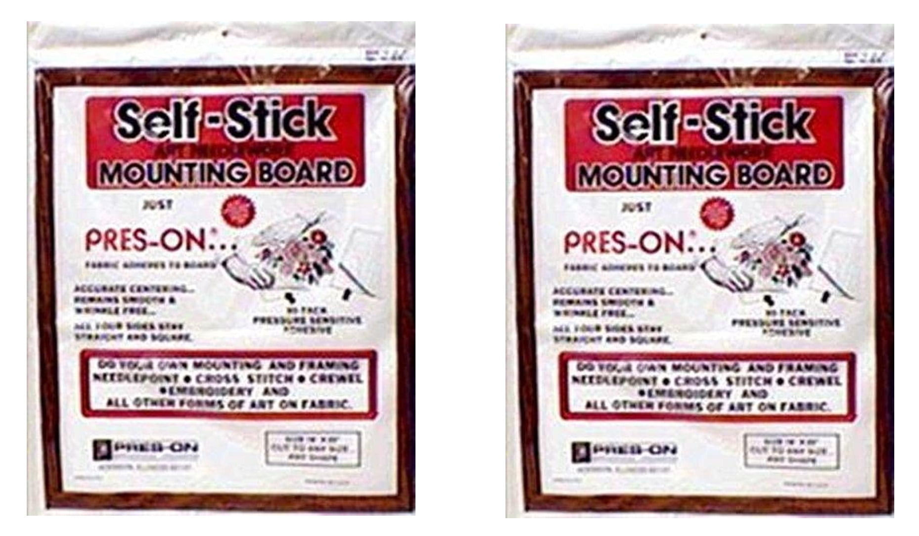 2-PACK - Pres-On Mounting Board 16"x20" - Walmart.com