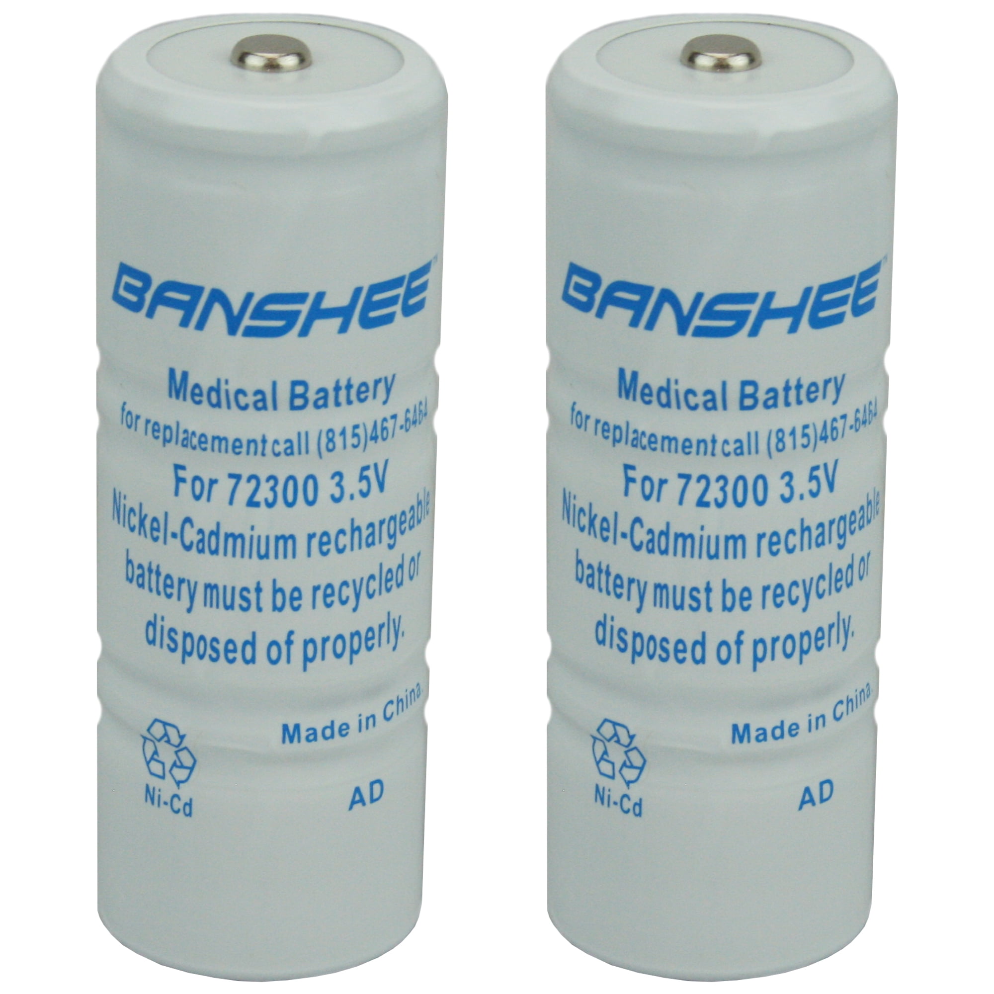 2 PACK SUPER Capacity 72300 3.5V BATTERY For WELCH ALLYN 71000 ...