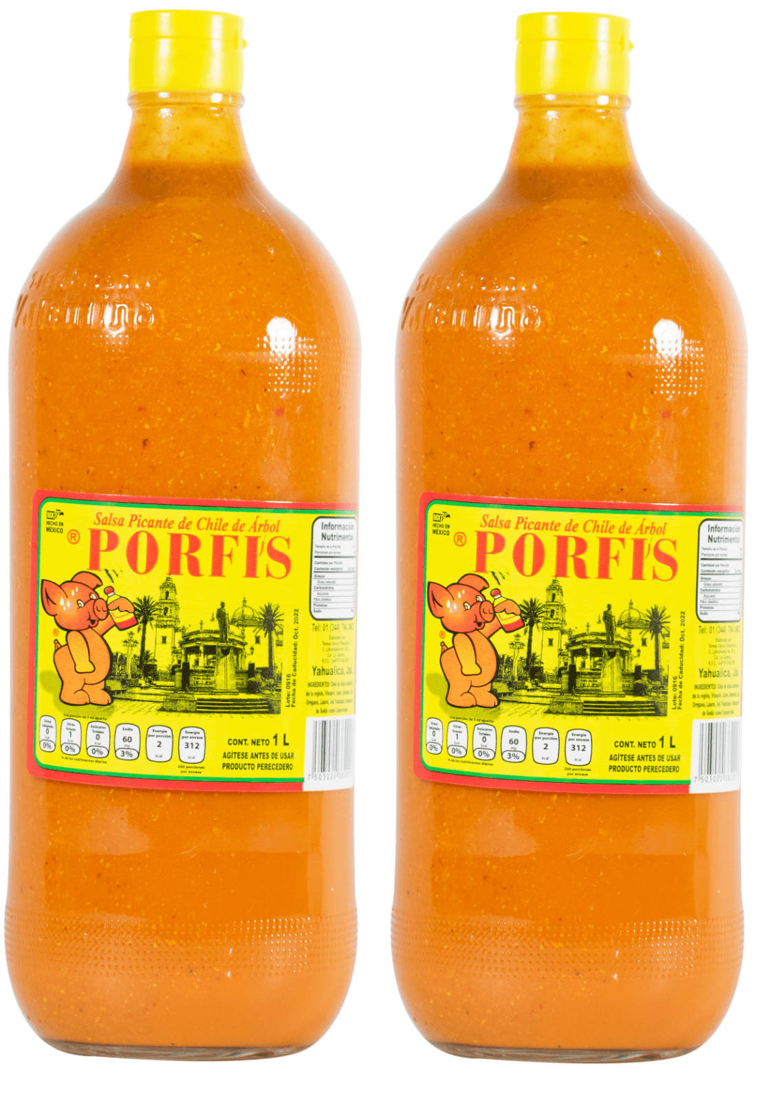 2 PACK | Salsa PORFIS | Salsa Picante de Chile de Arbol | Mexican Hot ...