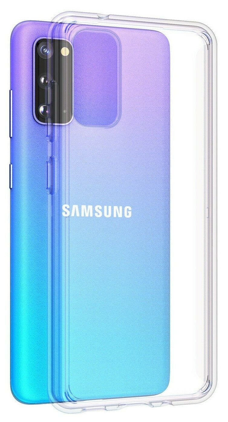 [2-PACK] Samsung Galaxy S20 Case, Clear TPU Flexible Cover Armor, Anti ...