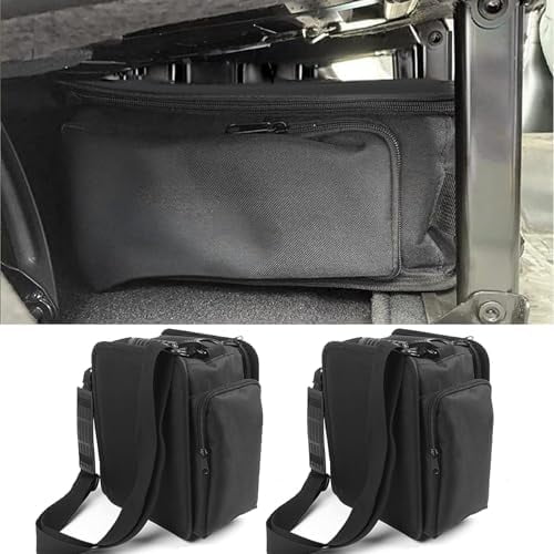 2-PACK Under Seat Storage Bag Organizers Compatible With Jeep Wrangler ...