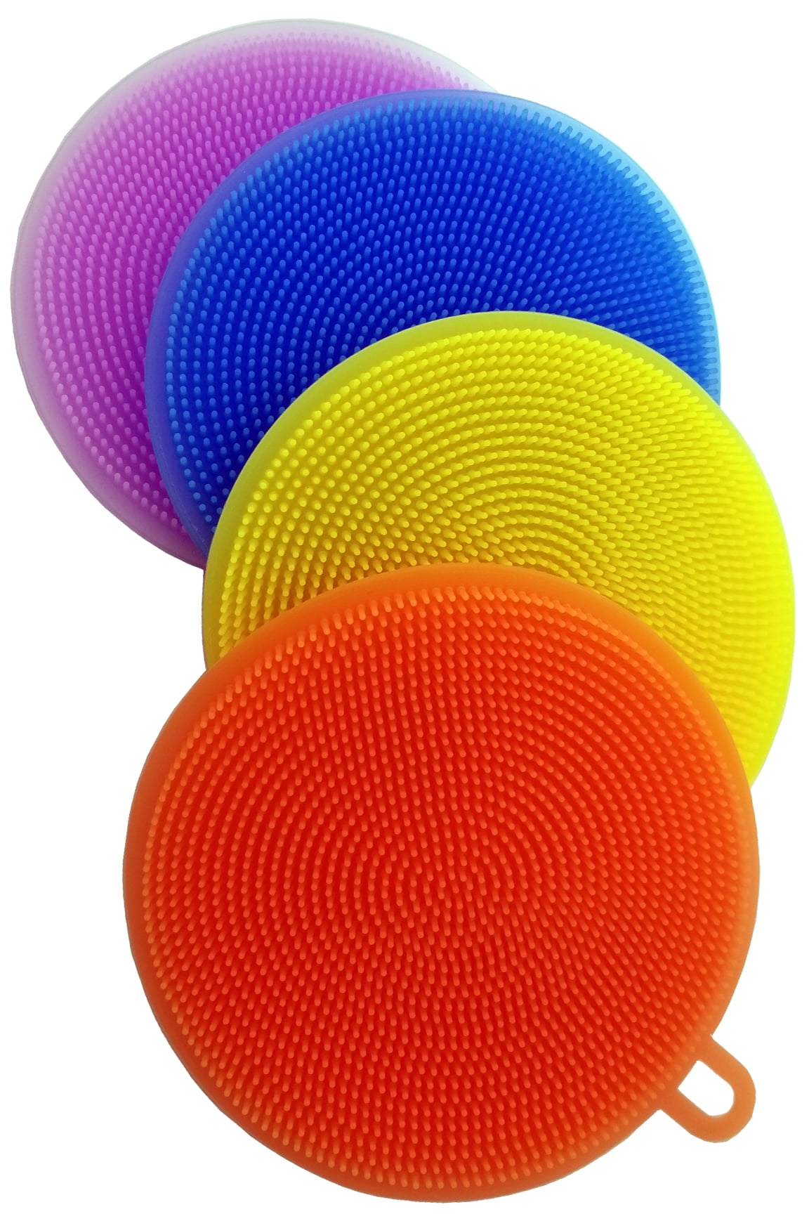 2-PACK Simply Good Silicone Scrub Pads - Walmart.com