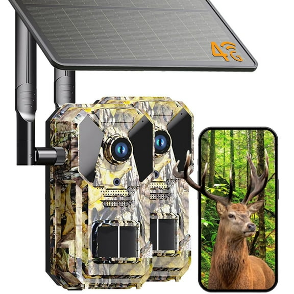 Free Shipping! KJK Ropeworks Trail Camera, WiFi Trail Cam 4K 64MP ...